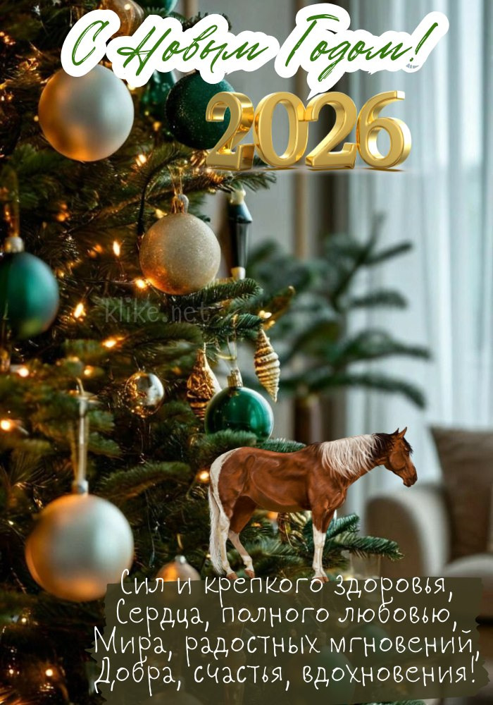 Открытки с Новым годом 2026
