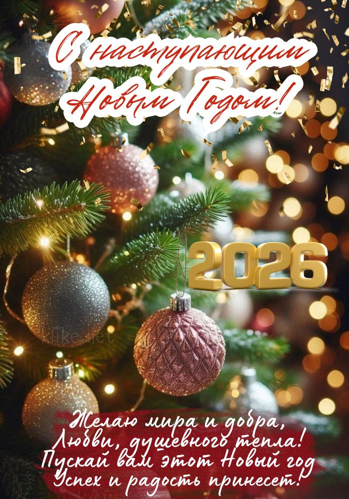 Картинки С Наступающим Новым Годом 2026